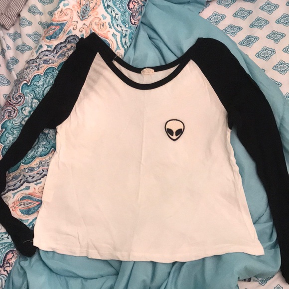 Brandy Melville | Tops | Rare Brandy Melville Long Sleeve Alien ...